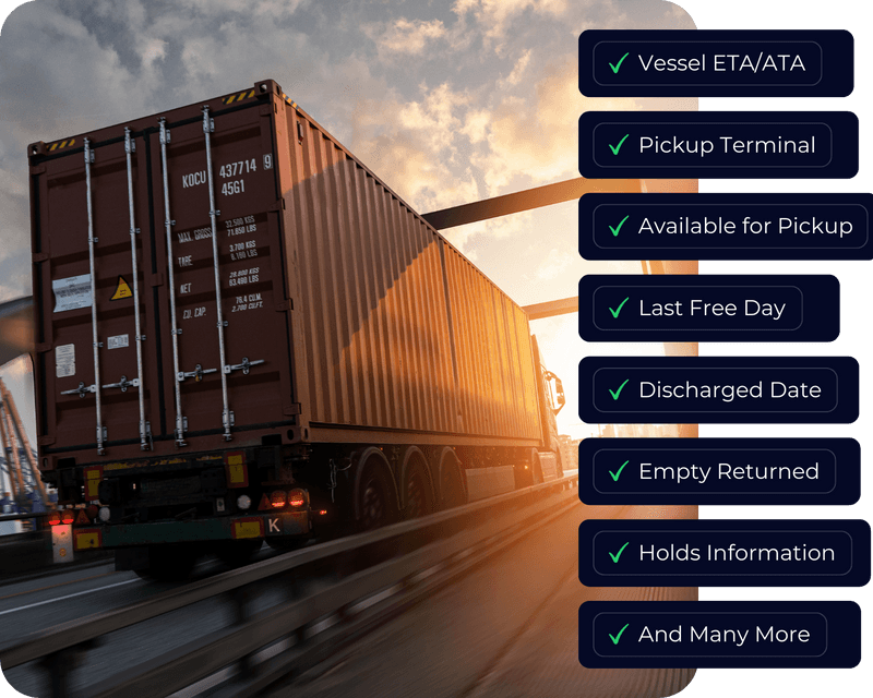 Online Container Tracking and Tracing - Real Time Monitoring